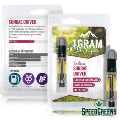 BC Vapes THC Distillate Cartridges (1.1g) | Weed Vaporizer