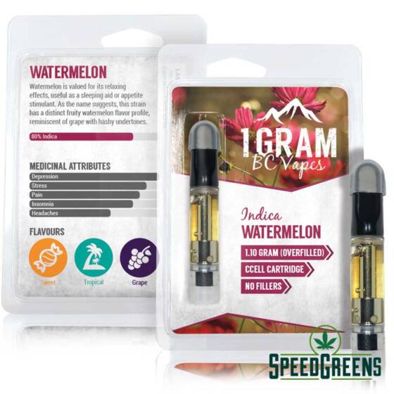 BC Vapes THC Distillate Cartridges (1.1g) | Weed Vaporizer