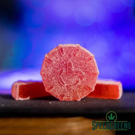 Atomic Wheelchair Puck Edible Gummies (1000mg THC) | Speed Greens