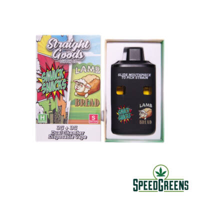 Straight Goods DUAL Chamber Vape (6g THC) *NEW STRAINS 2025* | Speed Greens
