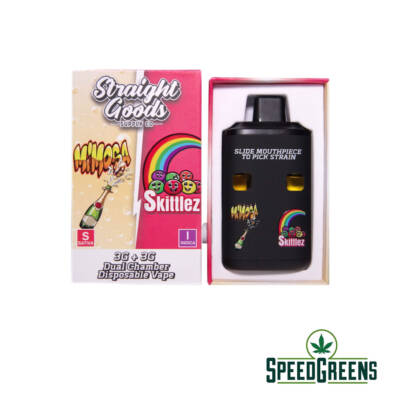 Straight Goods DUAL Chamber Vape (6g THC) *NEW STRAINS 2025* | Speed Greens