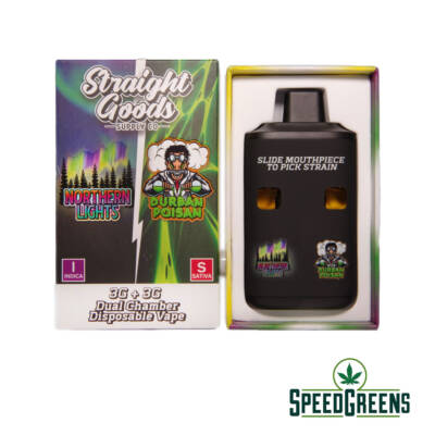 Straight Goods DUAL Chamber Vape (6g THC) *NEW STRAINS 2025* | Speed Greens