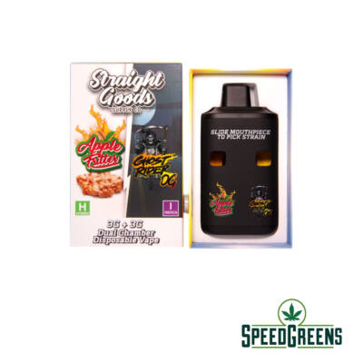 Straight Goods DUAL Chamber Vape (6g THC) *NEW STRAINS 2025* | Speed Greens