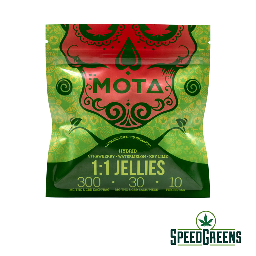 MOTA - 1:1 Jellies | Strawberry ,Watermelon, Key Lime (300mg THC ...
