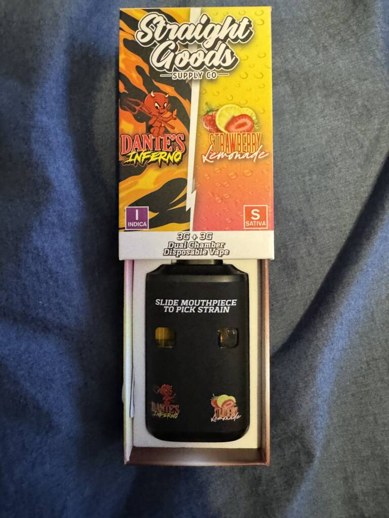 Straight Goods Dual Chamber Vape (6g THC) *NEW LCD SCREEN* | Speed Greens