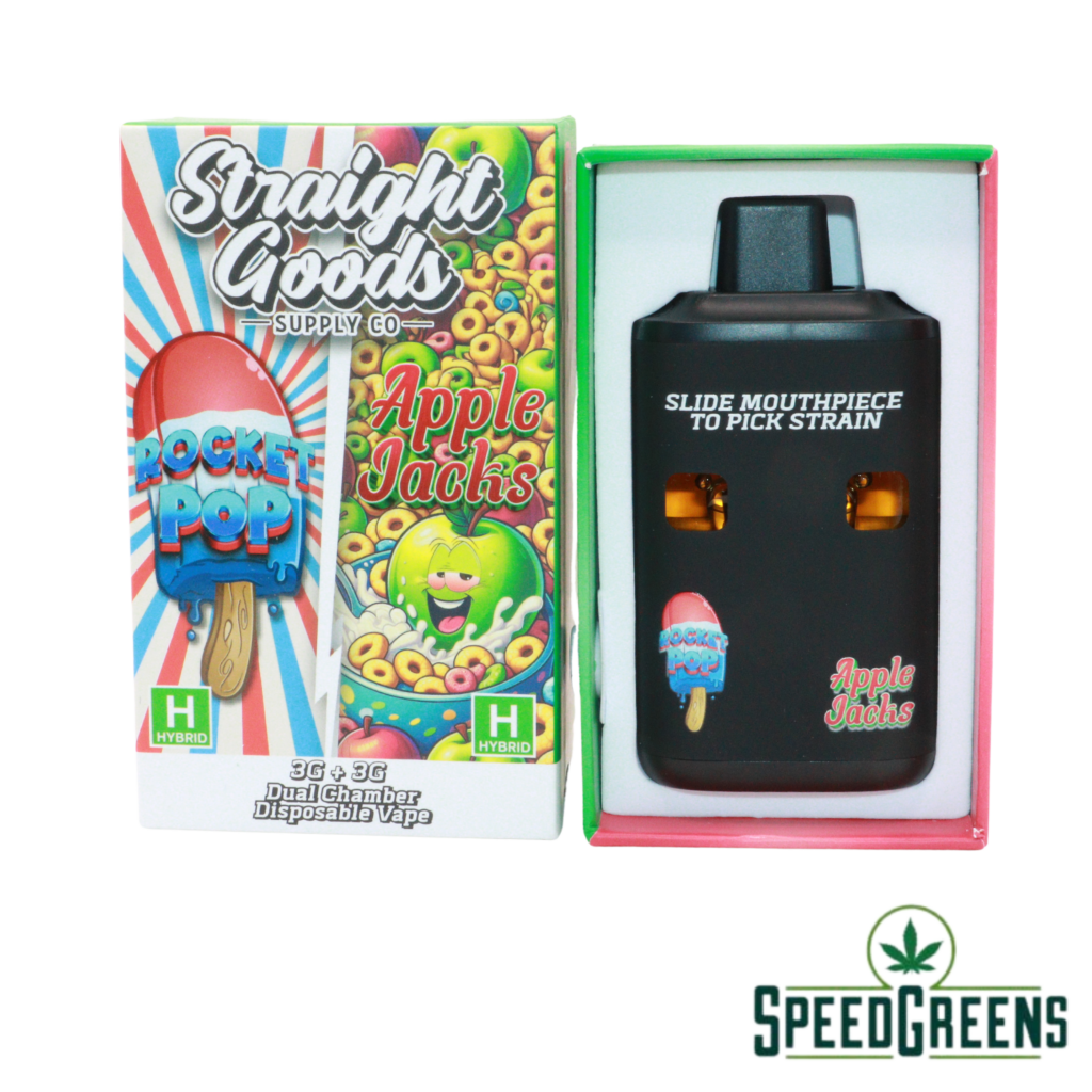 Straight Goods Dual Chamber Vape (6g THC) *NEW LCD SCREEN* | Speed Greens