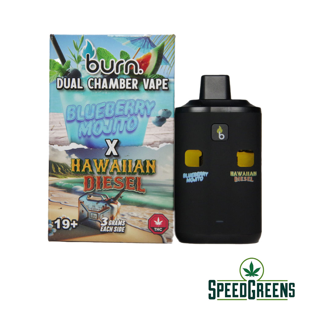 BURN Dual Chamber Disposable Vapes (6g THC) | Buy Online | Speed Greens