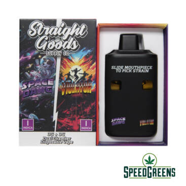 Straight Goods DUAL Chamber Vape (6g THC) *NEW STRAINS 2025* | Speed Greens