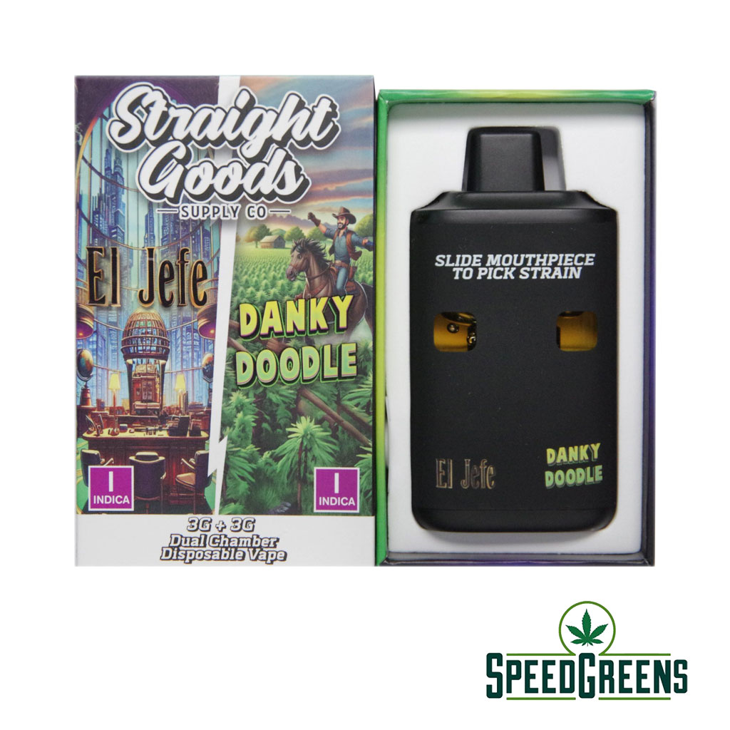 Straight Goods DUAL Chamber Vape (6g THC) *NEW STRAINS 2025* | Speed Greens