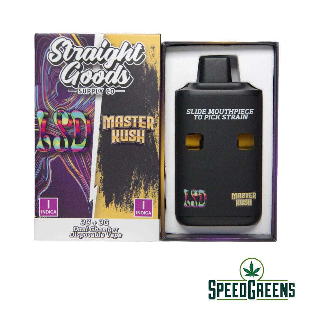 Straight Goods DUAL Chamber Vape (6g THC) *NEW STRAINS 2025* | Speed Greens