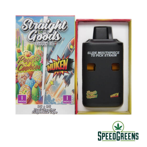 Straight Goods DUAL Chamber Vape (6g THC) *NEW STRAINS 2025* | Speed Greens