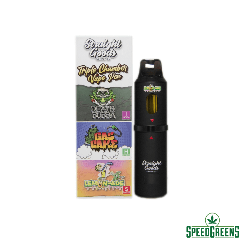 Straight Goods Triple Chamber Vape 9g THC | Speed Greens