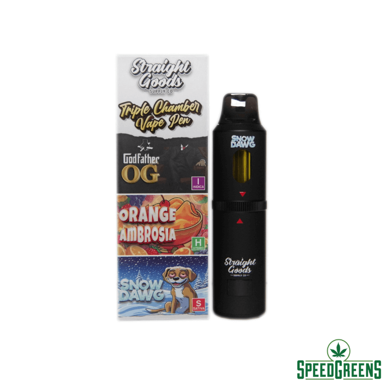 Straight Goods Triple Chamber Vape 9g THC | Speed Greens