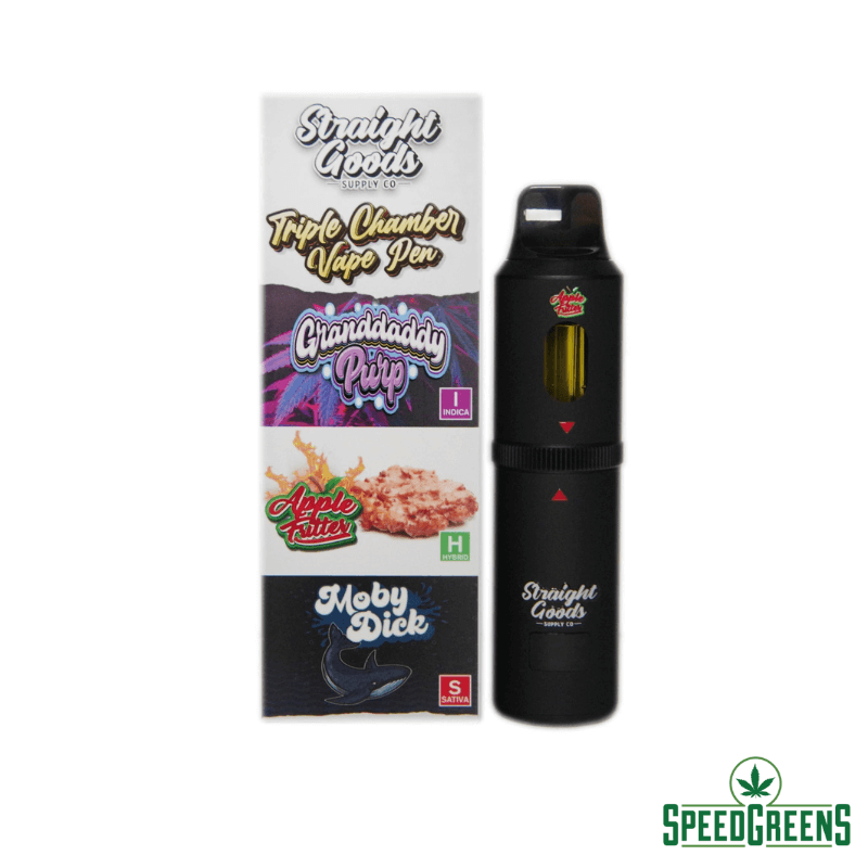 Straight Goods Triple Chamber Vape 9g THC | Speed Greens