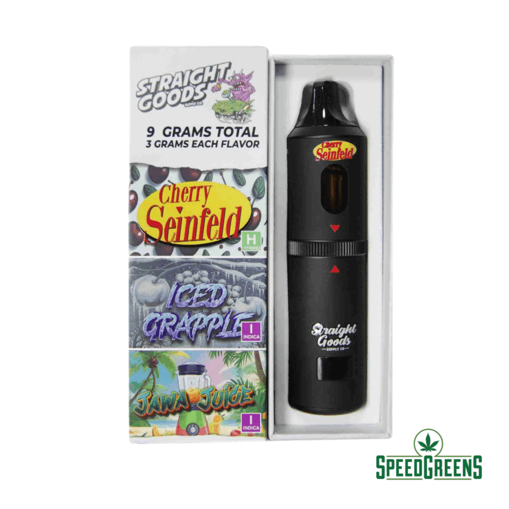Straight Goods Triple Chamber Vape 9g THC | Speed Greens