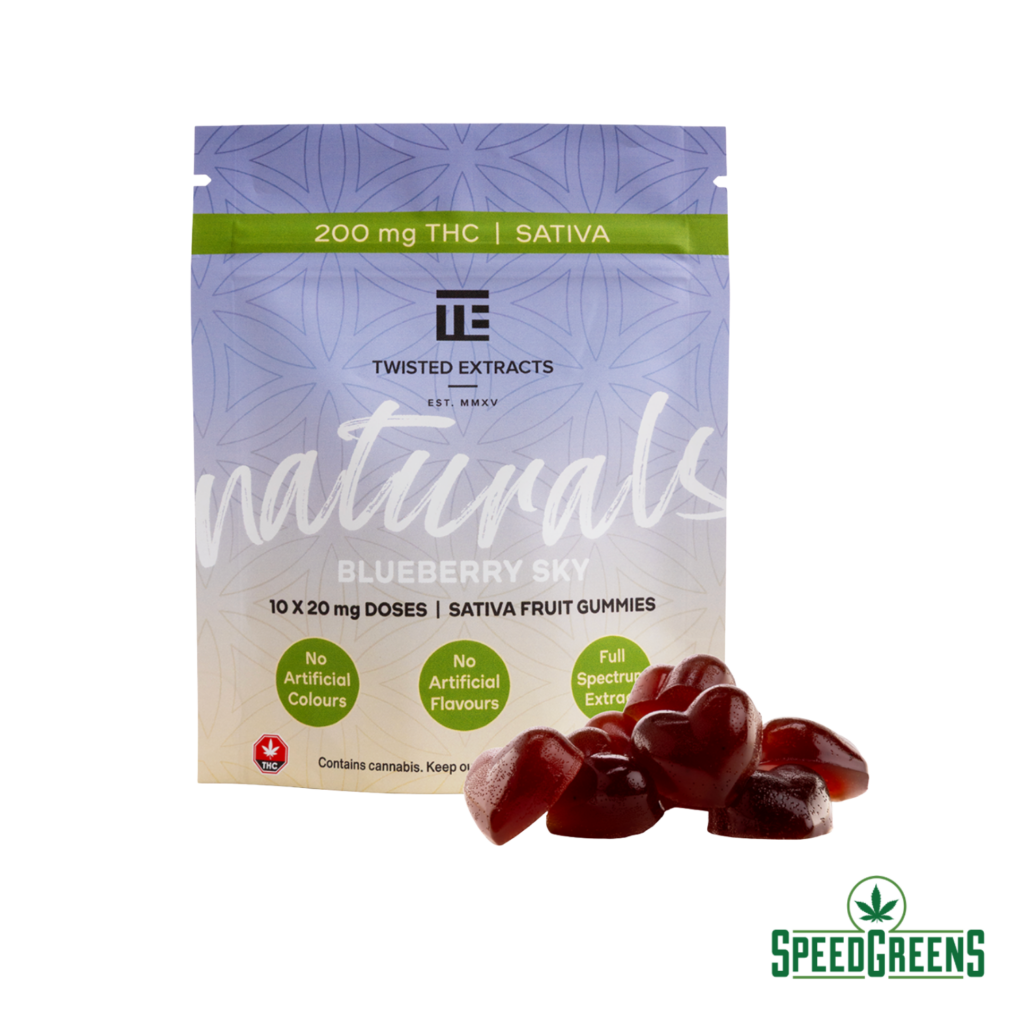 Twisted Extracts Naturals High Dose Gummies 200mg THC