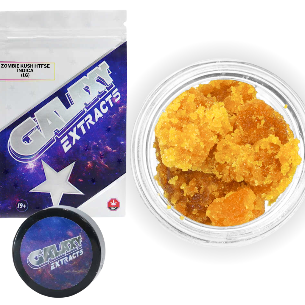 Zombie Kush HTFSE Diamonds w/ Sauce (Indica) | Galaxy Extracts | Speed ...